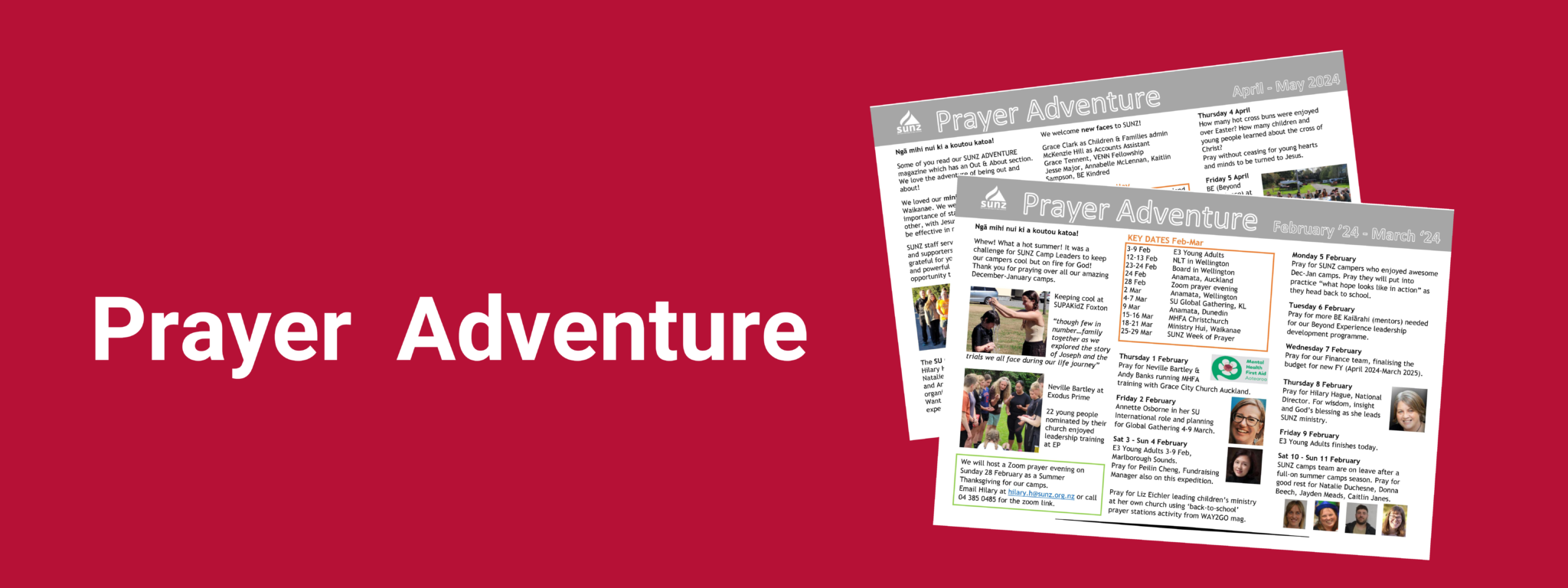 Prayer Adventure - Scripture Union NZ